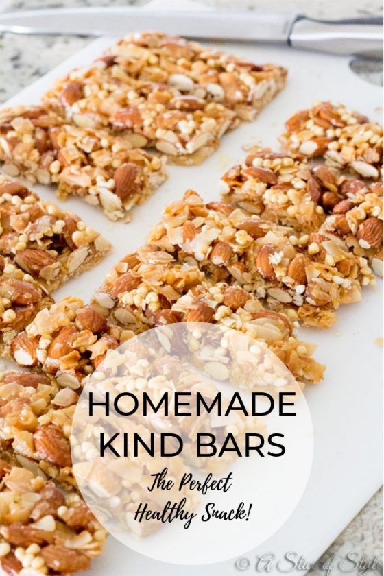 Homemade KIND bars | A Slice of Style