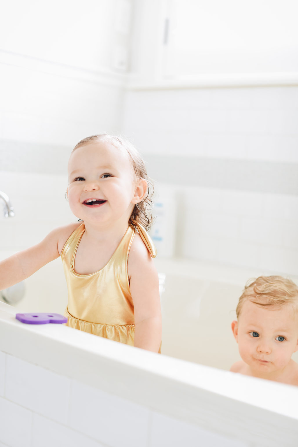 Bath Time with the Babies and Ivory Soap! The Products Smell so Good!