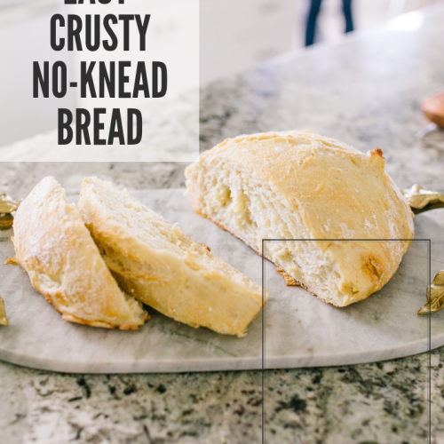 Easy Crusty No Knead Artisan Bread Recipe | A Slice of Style