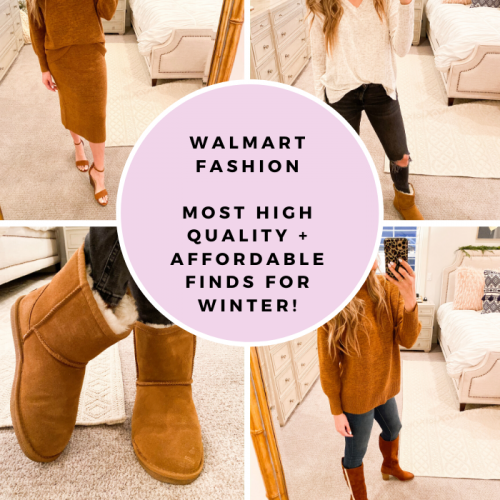 November Walmart Fashion Haul: Neutral Winter Basics