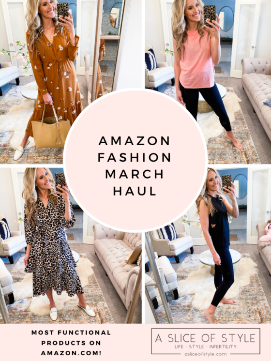 Amazon Fashion Haul for March | A Slice of Style