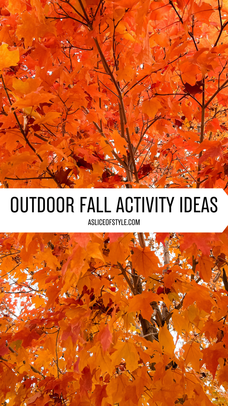 Outdoor Fall Activity Ideas | A Slice of Style