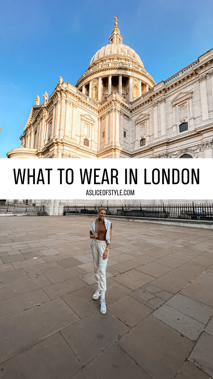 What I Wore in London | A Slice of Style