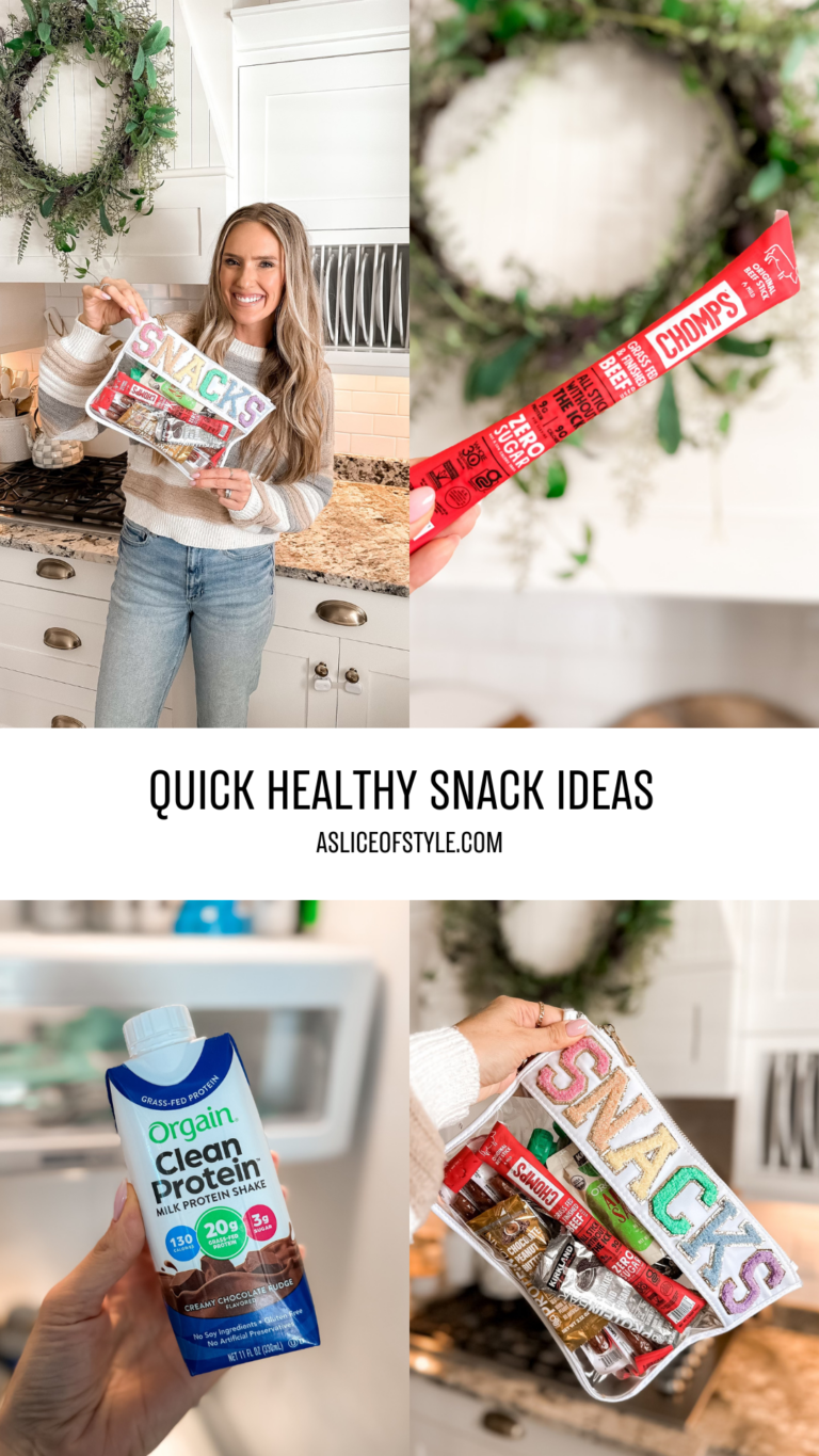 Quick Healthy Snack Ideas | A Slice of Style